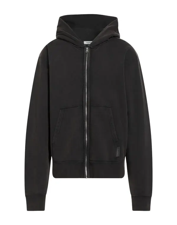 Sandro Cotton French Terry Zip-up Hoodie