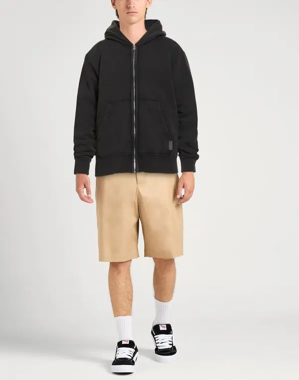 Sandro Cotton French Terry Zip-up Hoodie