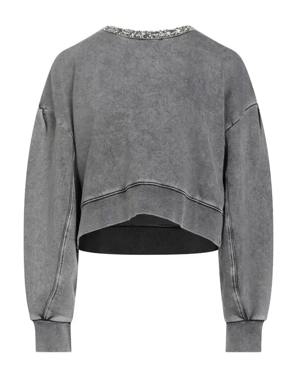 Sandro Cotton-blend Fleece Sweatshirt