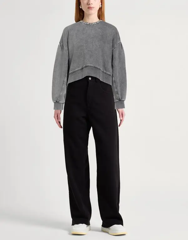 Sandro Cotton-blend Fleece Sweatshirt