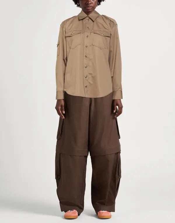Sandro Cotton-blend Poplin Safari Shirt