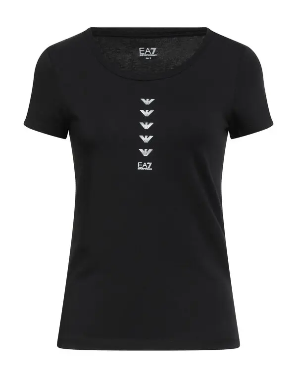 EA7 Logo-print Jersey T-shirt