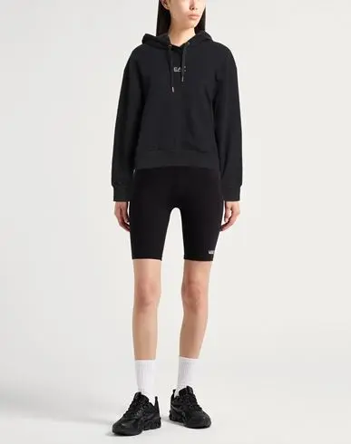 EA7 Cotton-blend French Terry Sweatshirt - Black