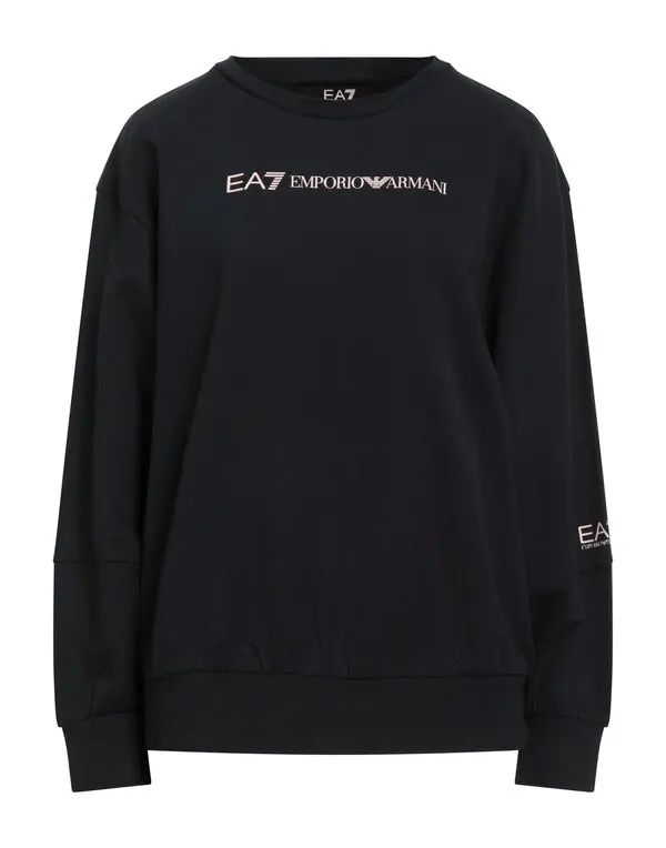 EA7 Cotton-blend Sweatshirt - Black