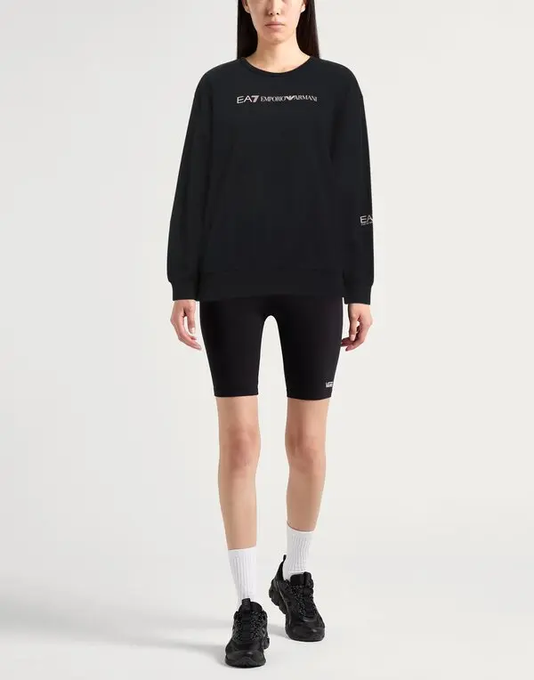 EA7 Cotton-blend Sweatshirt - Black