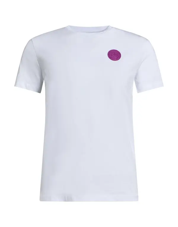 Just Cavalli Cotton T-shirt With Embroidered Logo