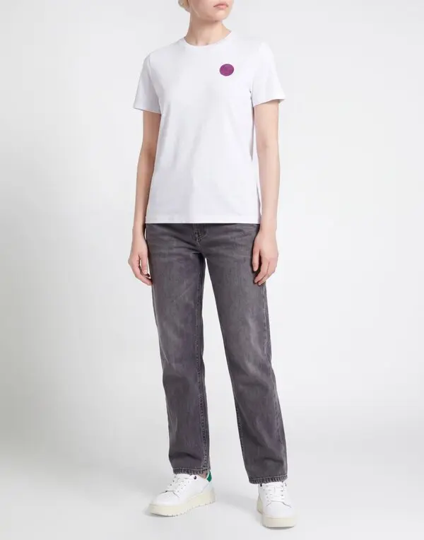 Just Cavalli Cotton T-shirt With Embroidered Logo