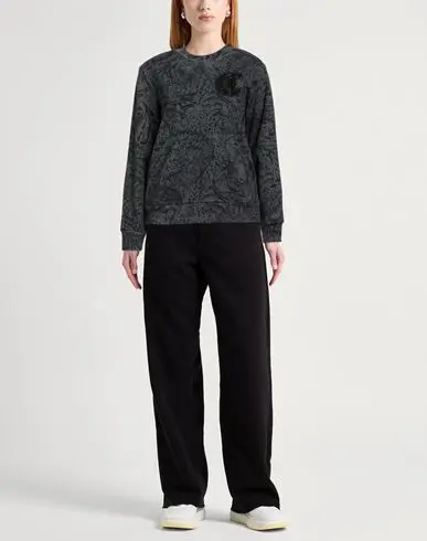 Just Cavalli Sweatshirt With Leopard Print And Brand Logo
