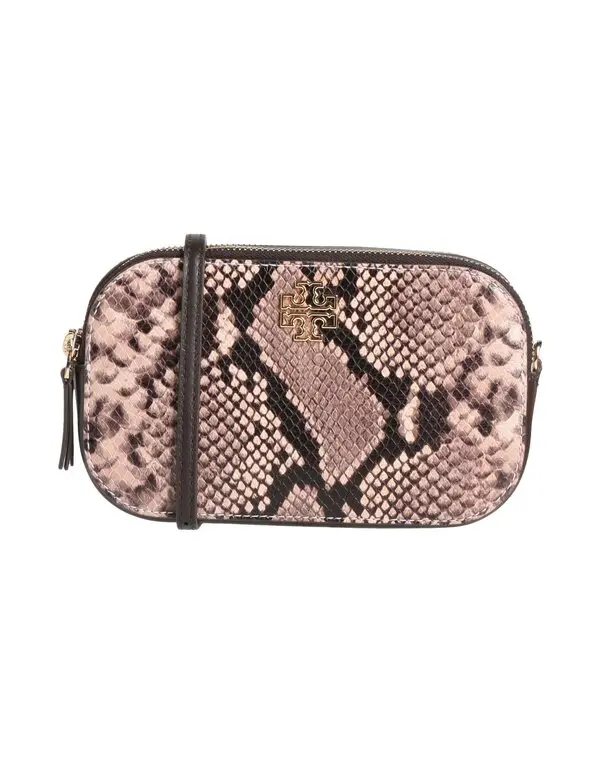 Tory Burch Snakeskin-print Leather Camera Bag