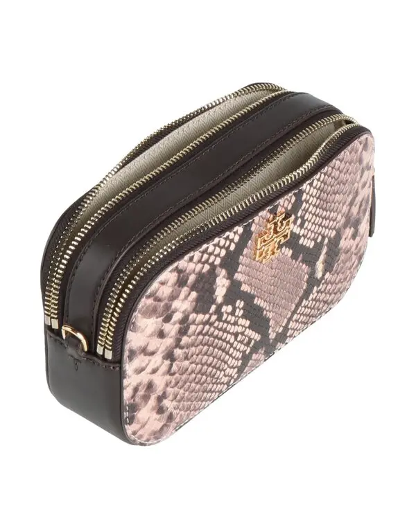 Tory Burch Snakeskin-print Leather Camera Bag