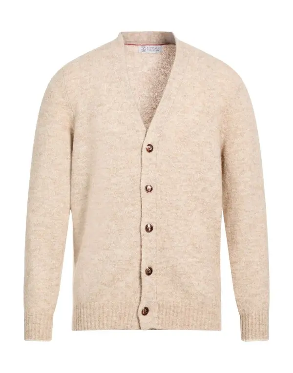 Brunello Cucinelli Knitted Cardigan In Alpaca Wool Blend
