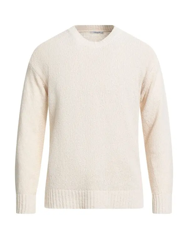 KANGRA Sweater In Cotton, Polyester, And Polyamide - White
