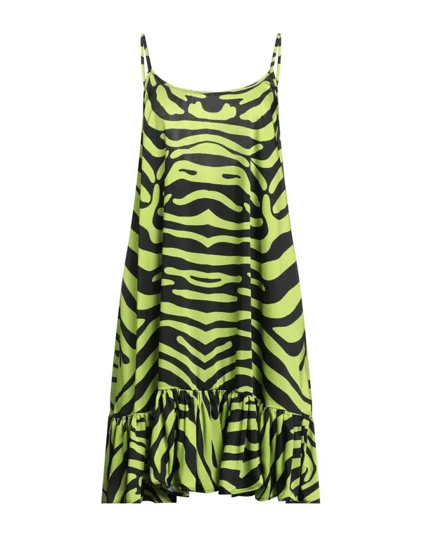 Jijil Zebra Print Midi Dress In Green - 79% Off | Editorialist