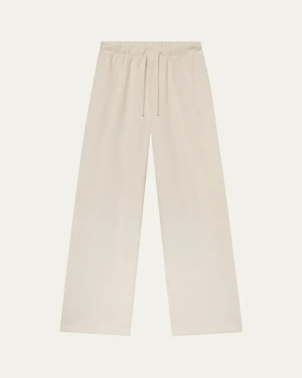Eterne Drawstring Wide-leg Sweatpants - Bone