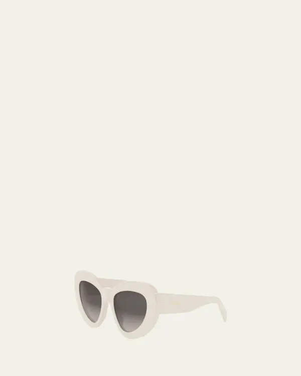 Celine 3 Dots Cat Eye Sunglasses - Ivory