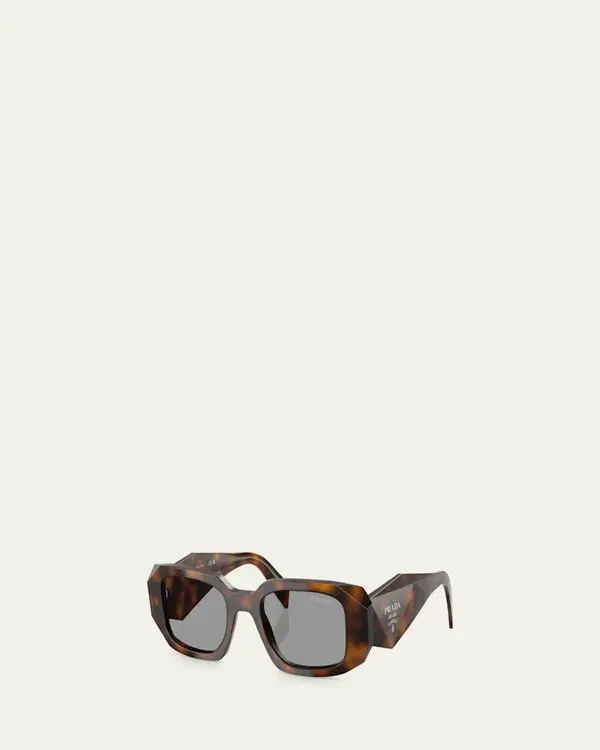 Prada Acetate Rectangle Sunglasses