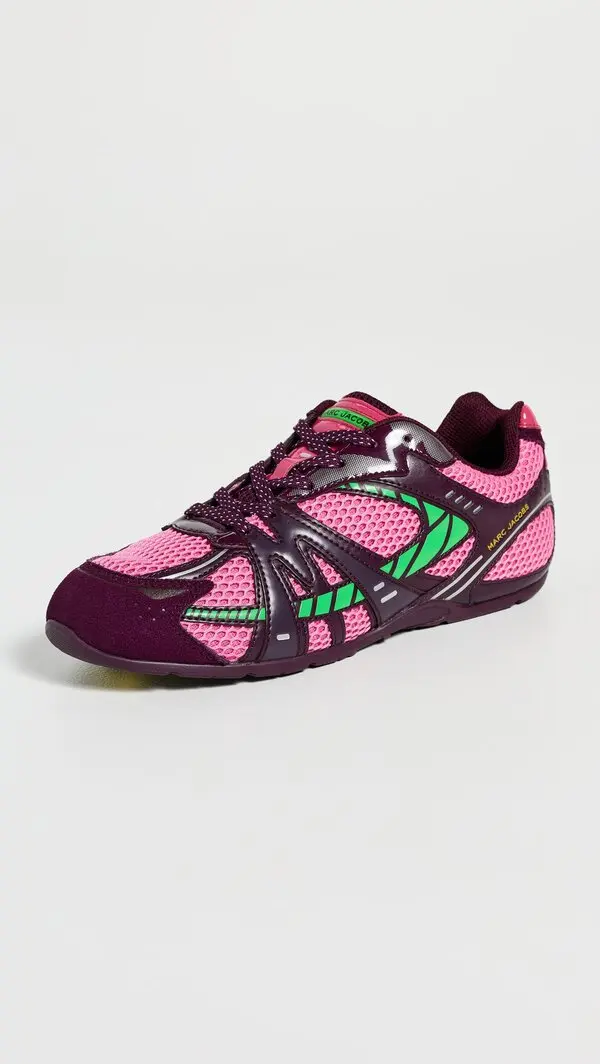 Marc Jacobs The 72 Spring Sneakers Raspberry Pink Multi
