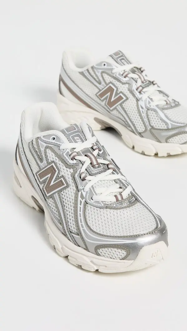 NEW BALANCE 740 Athletic Sneakers - White/brown