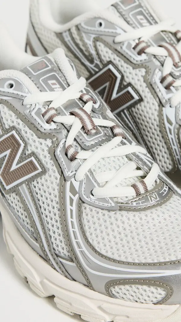 NEW BALANCE 740 Athletic Sneakers - White/brown