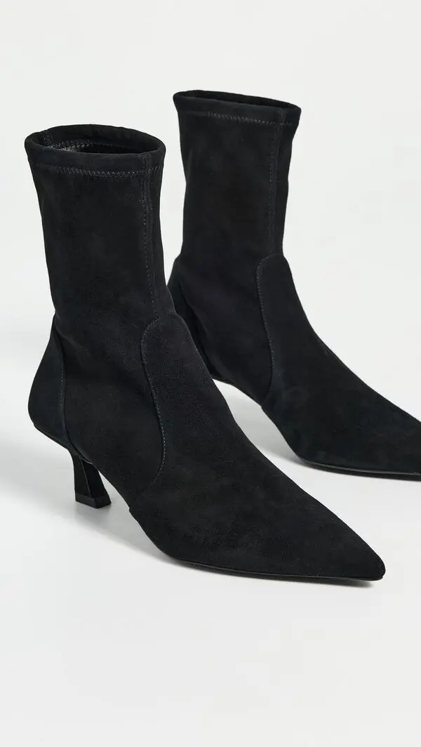 STUART WEITZMAN Vinnie 50 Booties - Black