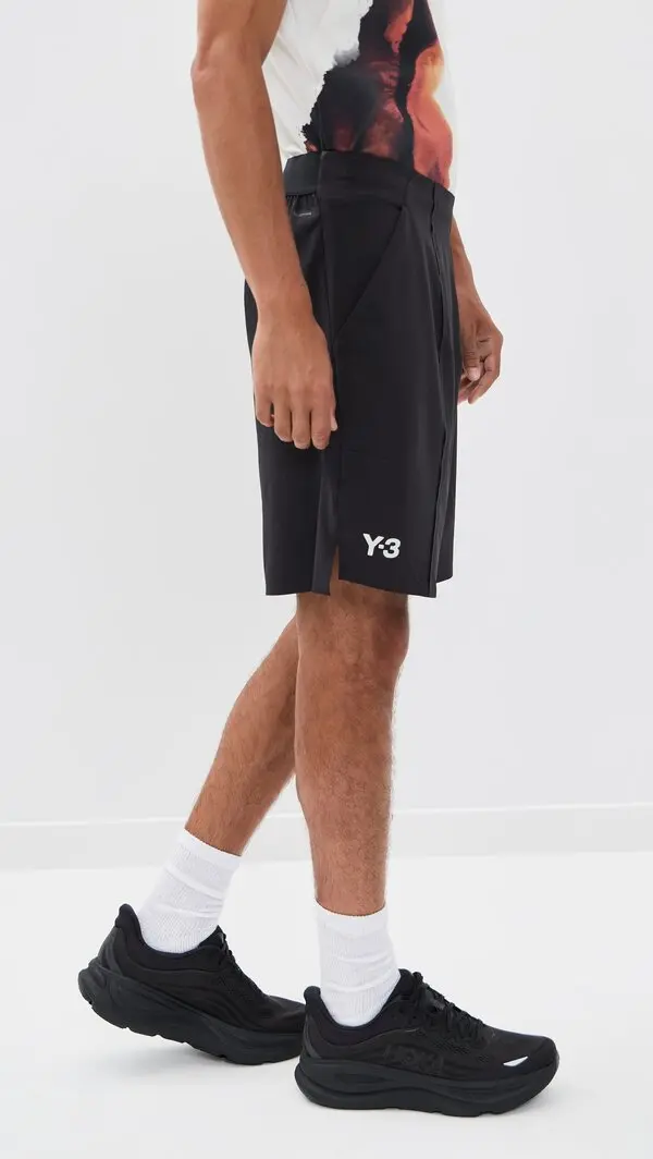 Y3 Tennis Ergo Pro Shorts - Black | Editorialist