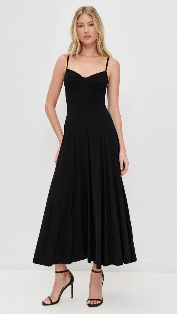 Norma Kamali Underwire Midi Dress