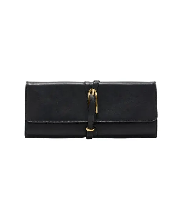 LIFFNER Little Lady Belted Leather Clutch