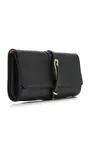 LIFFNER Little Lady Belted Leather Clutch