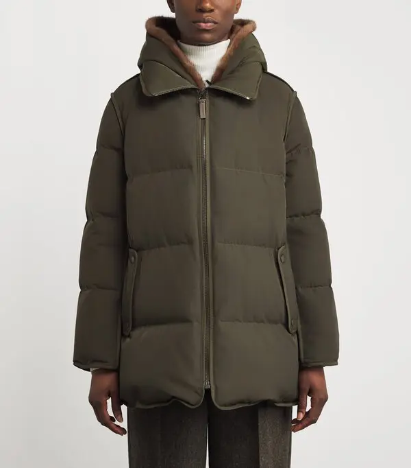 YVES SALOMON Down-filled Puffer Jacket
