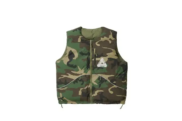 PALACE Ptech Reversible Puffa Vest - Camo