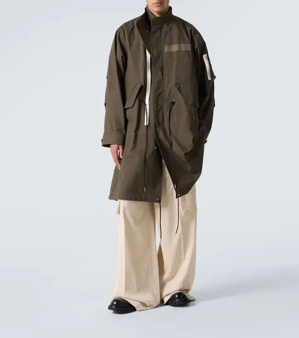 Sacai Cotton-blend Ripstop Jacket