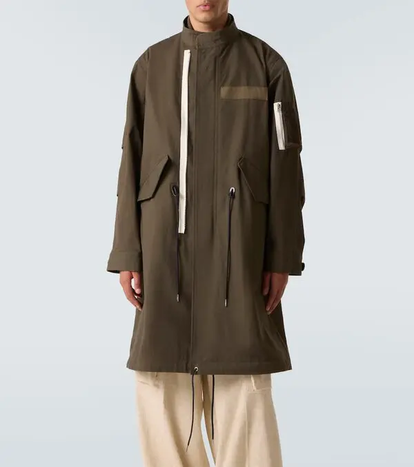 Sacai Cotton-blend Ripstop Jacket