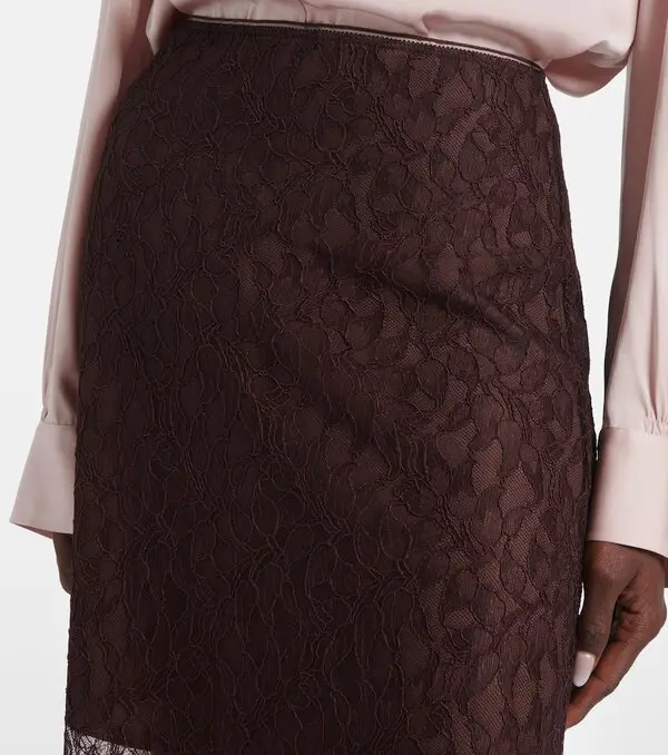 Vince Lace Midi Skirt