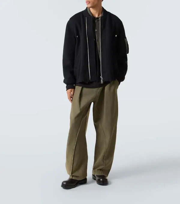 Sacai Cotton-blend Bomber Jacket