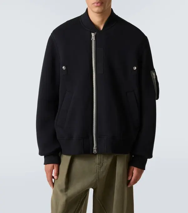 Sacai Cotton-blend Bomber Jacket