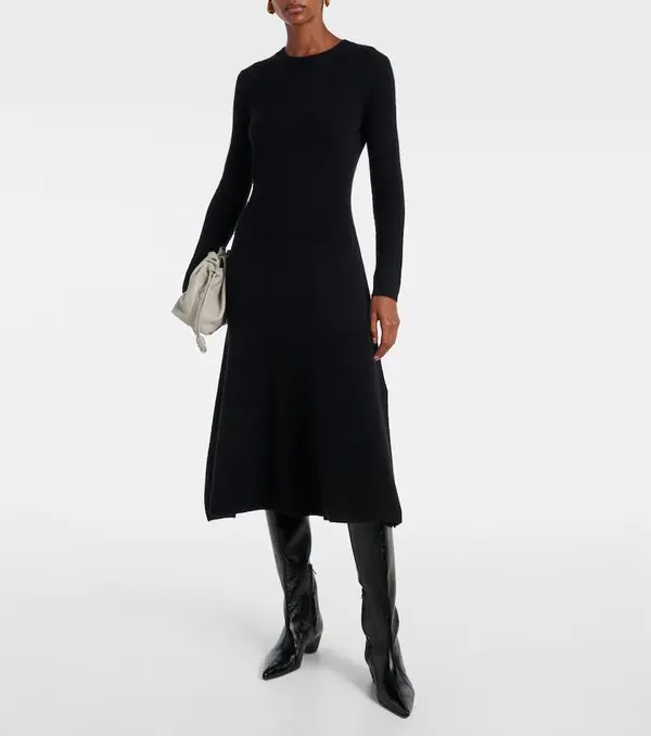 JOSEPH Sweater Dress - Black