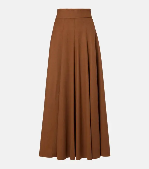 Max Mara Camel Hair Maxi Skirt