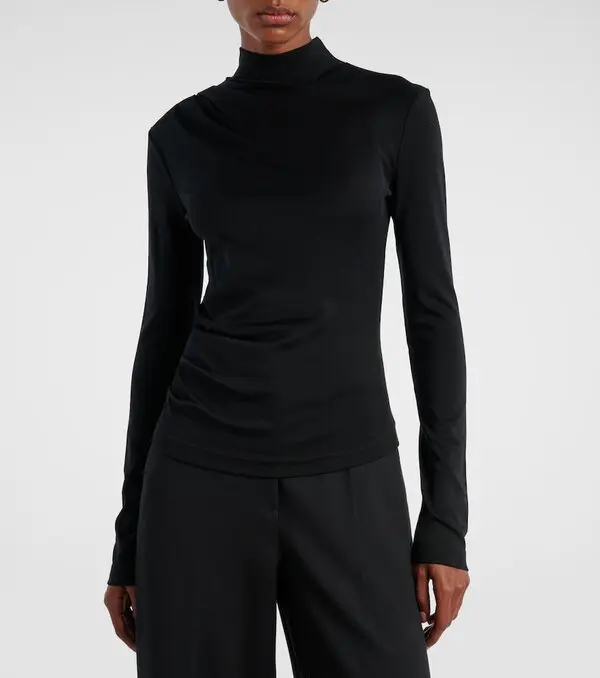 Max Mara Wool Turtleneck Sweater - Black