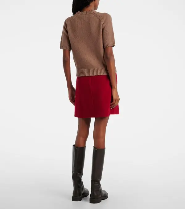 Max Mara Knitted Wool And Cashmere Top