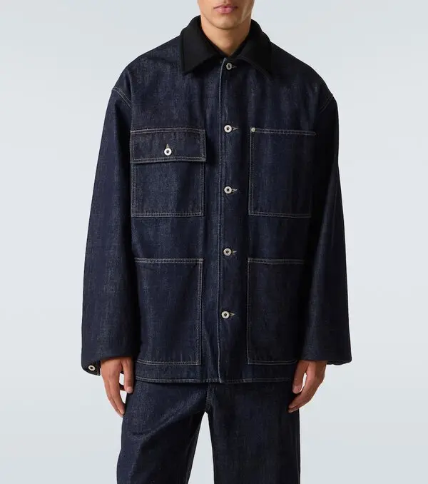 JIL SANDER Oversized Denim Jacket