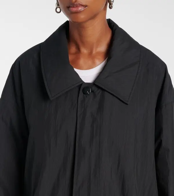 AYA MUSE Hooded Cotton-blend Coat