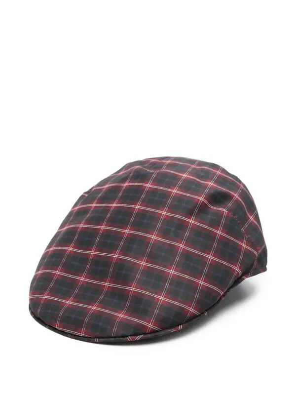Borsalino Parigi Check Cap - Blue