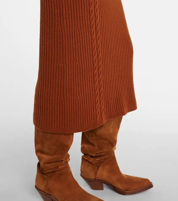 Max Mara Zelanda Wool-blend Midi Dress