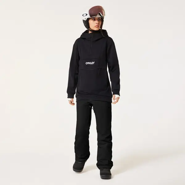 Oakley Tnp Nose Grab Softshell Hoodie - Black,white