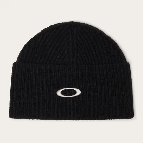 Oakley Ellipse Ribbed Beanie - Black