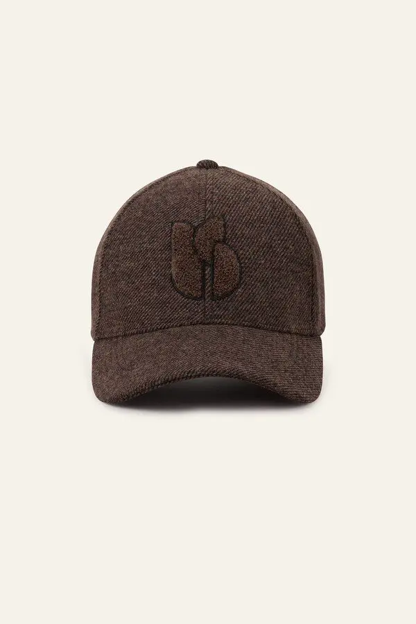 Ba&sh Embroidered Baseball Cap - Brown