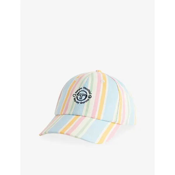 SERGIO TACCHINI X Wavey Garms Cotton Cap - Clear Sky Gardenia