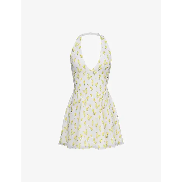 pact halter dress Pact Fit & Flare Modern Halter Dress – One Common