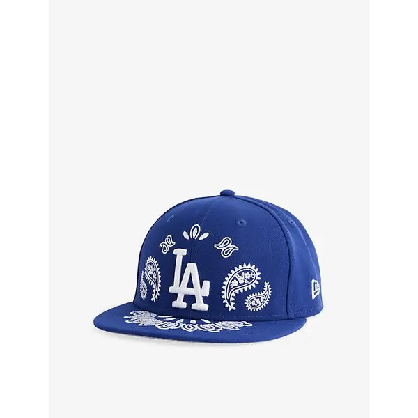 New Era 59fifty Paisley-pattern Baseball Cap - Dk Blue