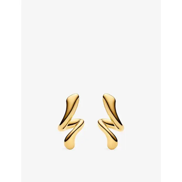 MARIA BLACK Coil Curl Earrings - Gold